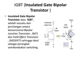 Pemicu transistor dan thyristor | PPTX