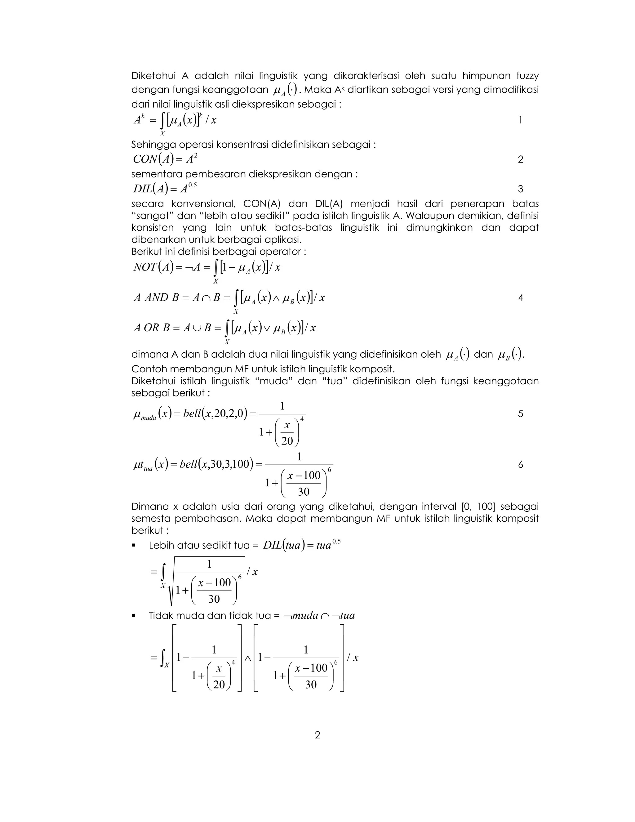 Pemikiran dan aturan fuzzy | PDF