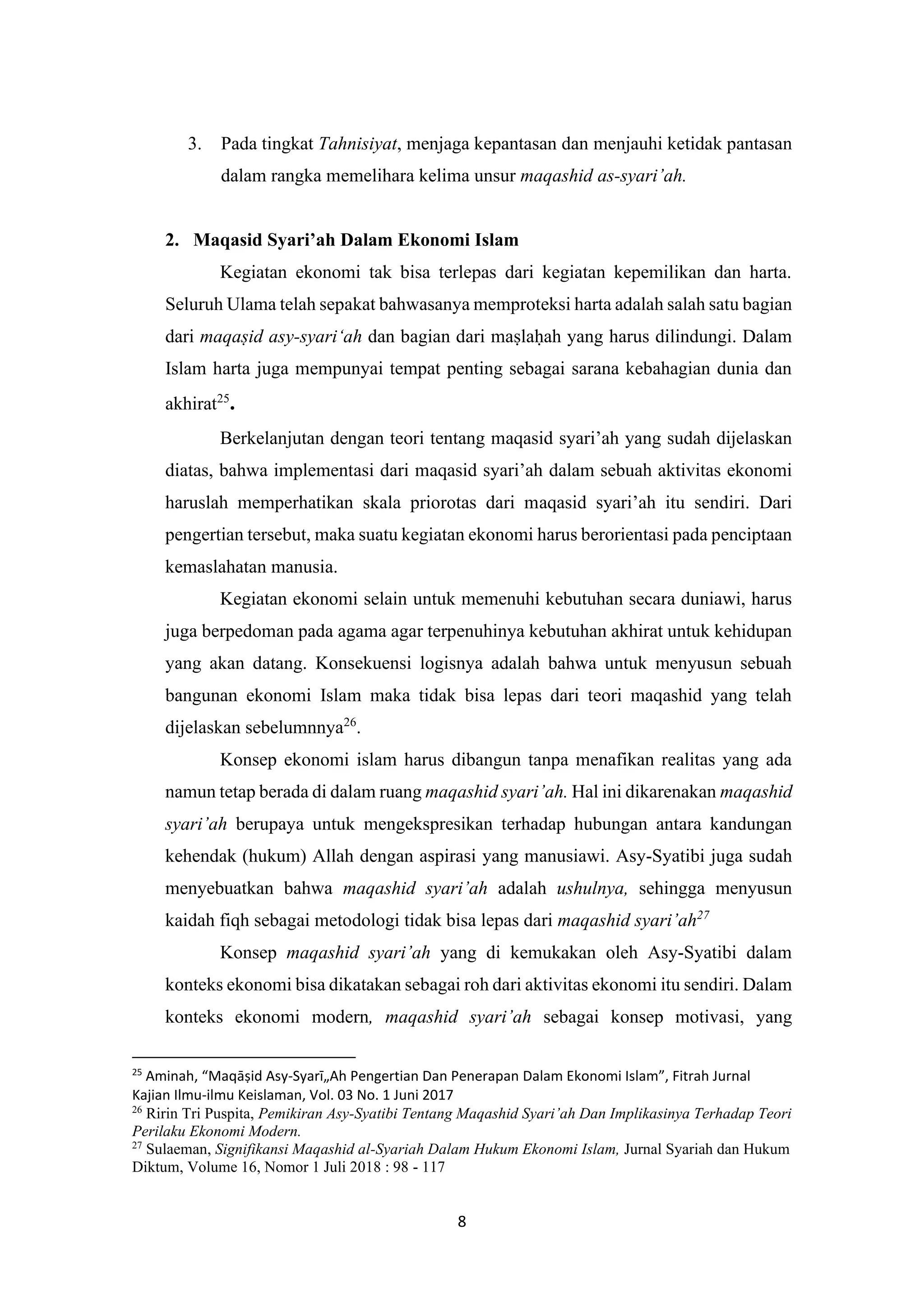 Pemikiran Ekonomi Islam Abu Ishaq Asy Syatibi | PDF