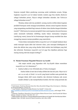 Pemikiran Ekonomi Islam Abu Ishaq Asy Syatibi | PDF