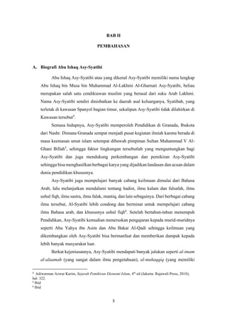 Pemikiran Ekonomi Islam Abu Ishaq Asy Syatibi | PDF