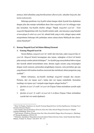 Pemikiran Ekonomi Islam Abu Ishaq Asy Syatibi | PDF