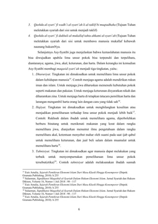 Pemikiran Ekonomi Islam Abu Ishaq Asy Syatibi | PDF