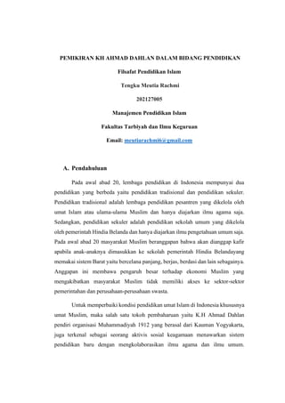 PEMIKIRAN KH AHMAD DAHLAN DALAM BIDANG PENDIDIKAN.pdf