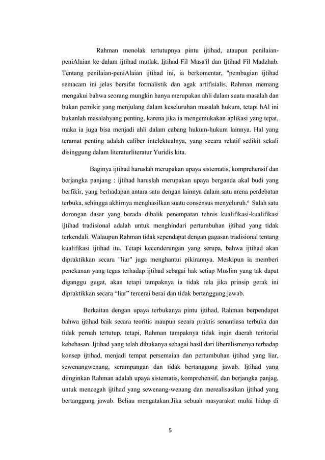 Pemikiran Modern dalam Islam 2 Membuka Pintu Ijtihad (Fazlur Rahman).docx