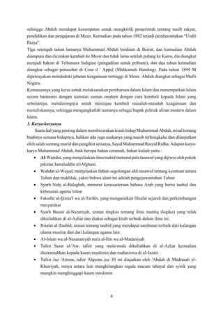 Pemikiran Modern dalam Islam 2 Muhammad 'Abduh (Anti Jumud, Rasional dan Pembaruan Pendidikan).doc