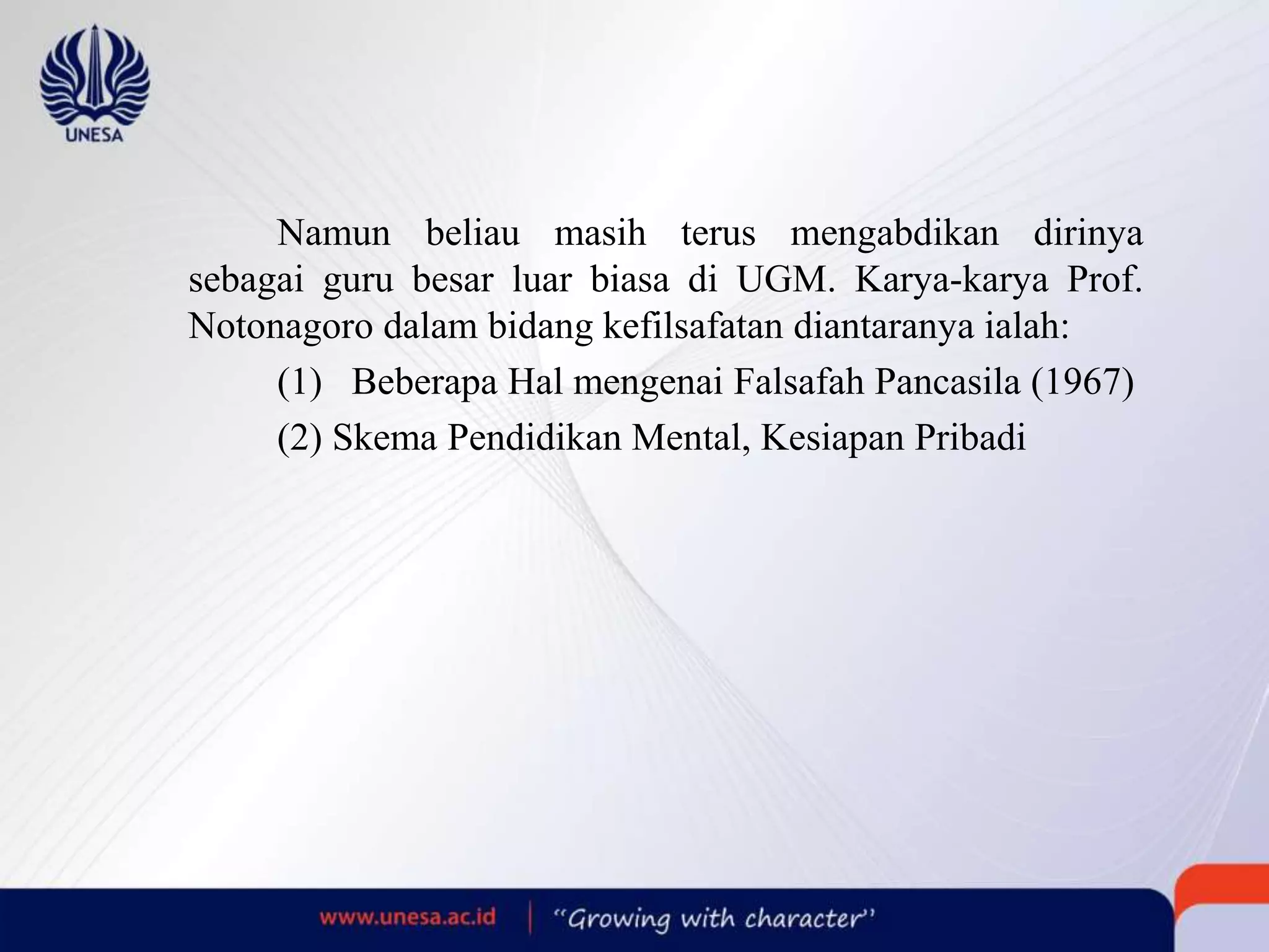 Pemikiran pancasila menurut tokoh notonagoro pend.pancasila naufal ...