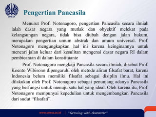 Pemikiran pancasila menurut tokoh notonagoro pend.pancasila naufal ...