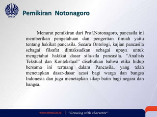 Pemikiran pancasila menurut tokoh notonagoro pend.pancasila naufal ...