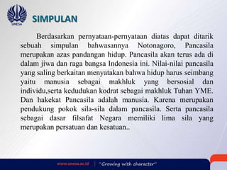Pemikiran pancasila menurut tokoh notonagoro pend.pancasila naufal ...