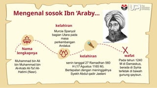 BAGAIMANA PEMIKIRAN PENDIDIKAN MENURUT IBN ARABY.pptx