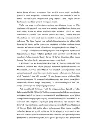 PEMIKIRAN PENDIDIKAN ISLAM DIMASA RASULULLAH.docx