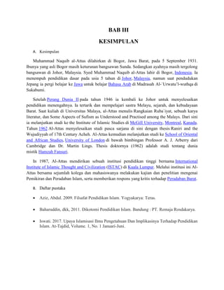 PEMIKIRAN PENDIDIKAN ISLAM SYED MUHAMMAD NAQUIB AL.docx