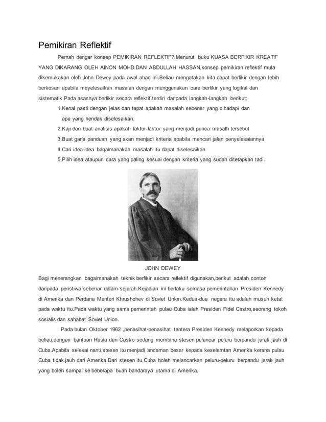 Pemikiran reflektif | DOCX