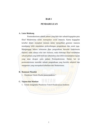 Pemikiran Tokoh Filsafat Pasca Moderen.pdf