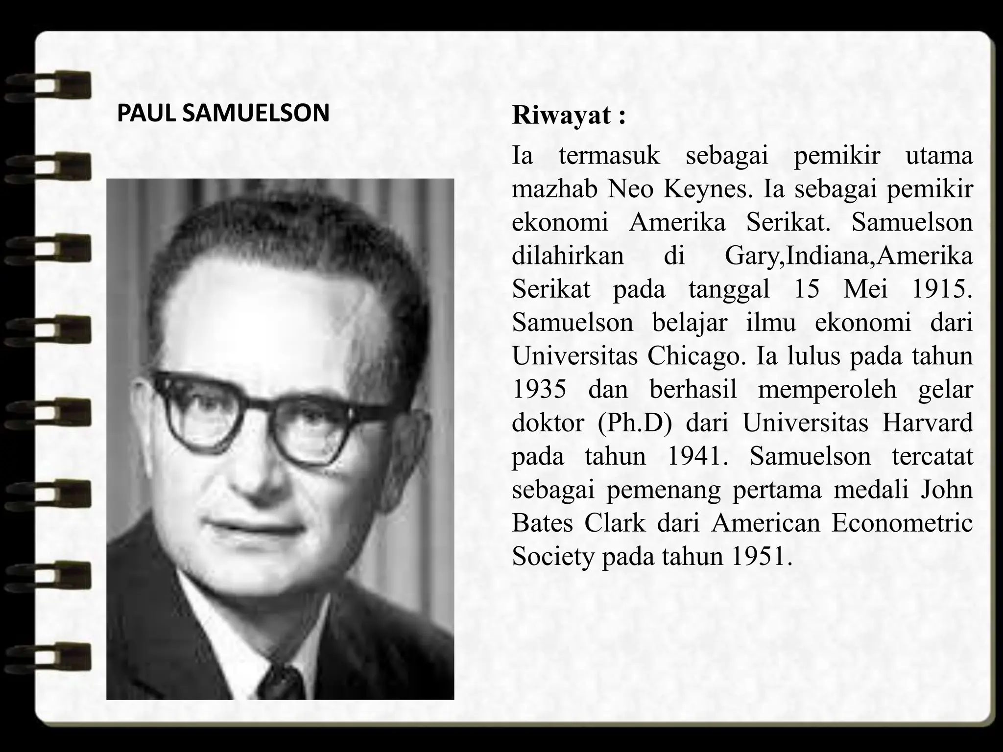 Pemikir_Neo_Keynes Sejarah Pemukiran pptx | PPTX