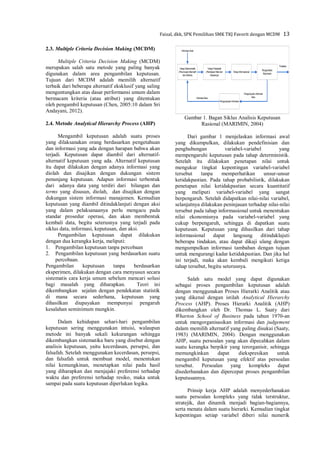 Sistem Penunjang Keputusan Pemilihan Sekolah Menengah Kejuruan Teknik Komputer Dan Jaringan Yang ...