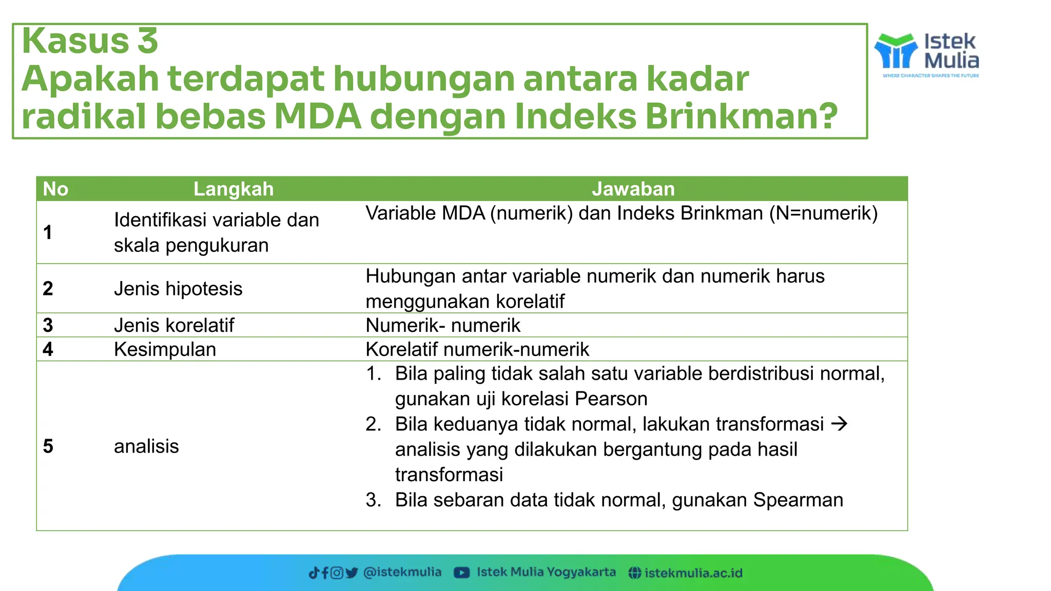 Pemilihan Uji Statistik-FKG UNDIP-Safirina Aulia Rahmi | PPTX