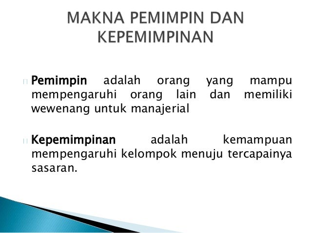 Pemimpin Dalam Perspektif Islam 