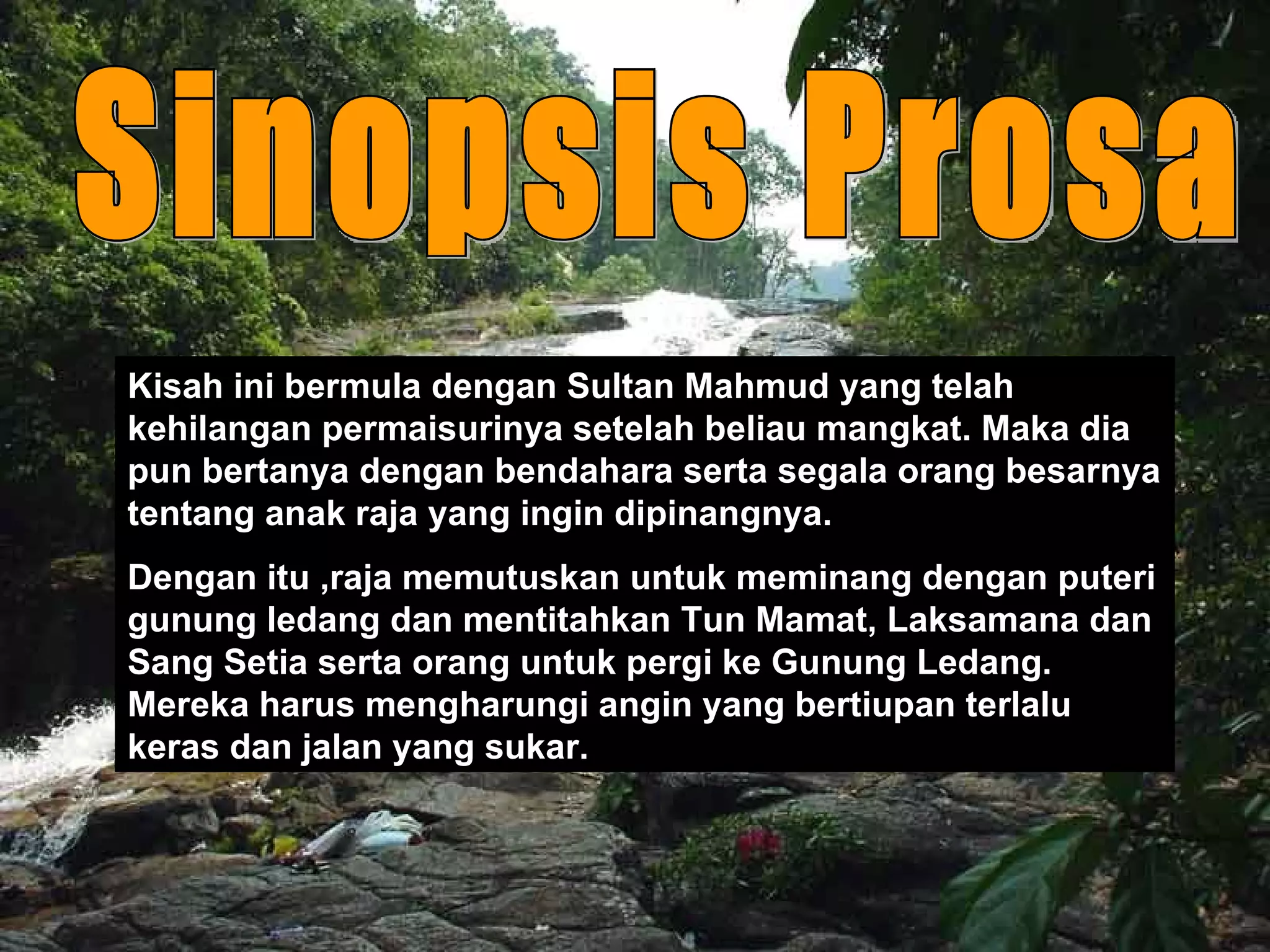 Peminangan puteri gunung ledang | PPT