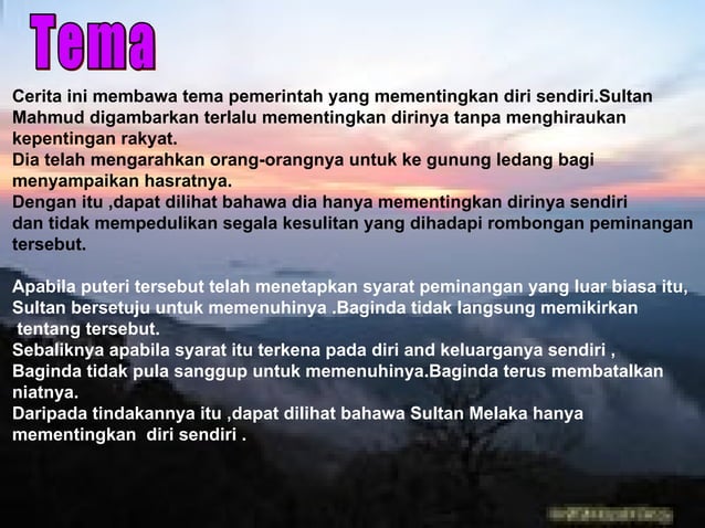 Peminangan Puteri Gunung Ledang (prosa tradisional) | PPT