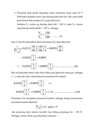 ITP UNS Semester 3, Satuan Operasi 2: Pemisahan secara mekanik | PDF