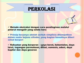 Pemisahan Zat Dalam Organik | PPT