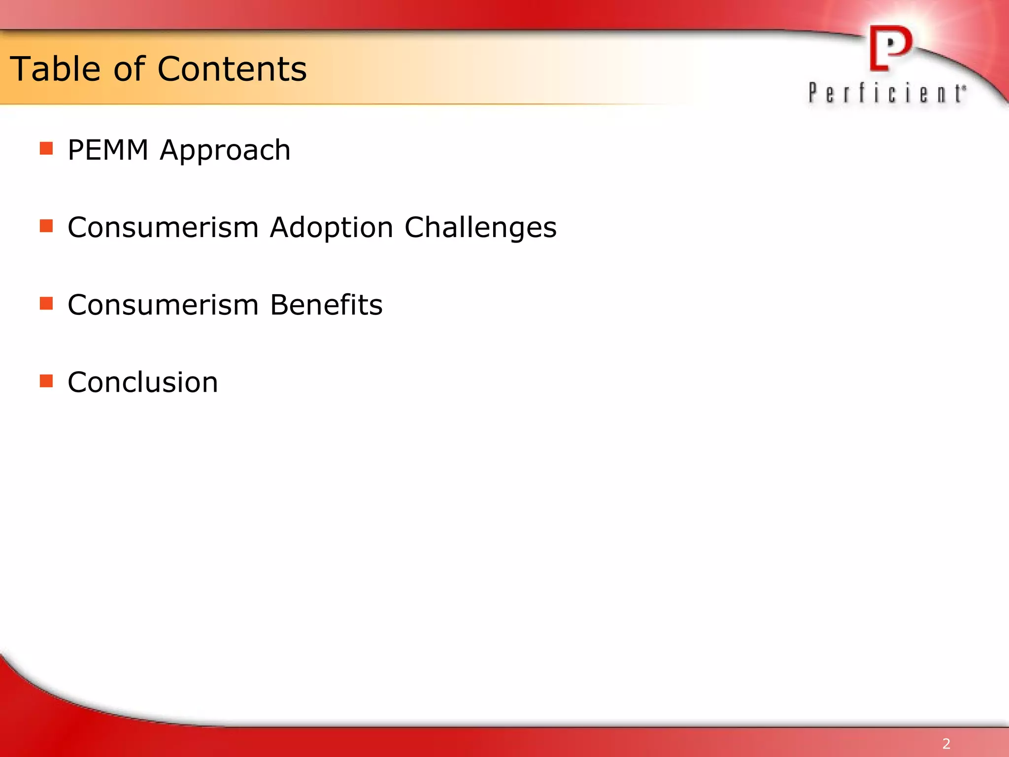 PEMM Overview Presentation | PPT | Healthcare Industry | Industries