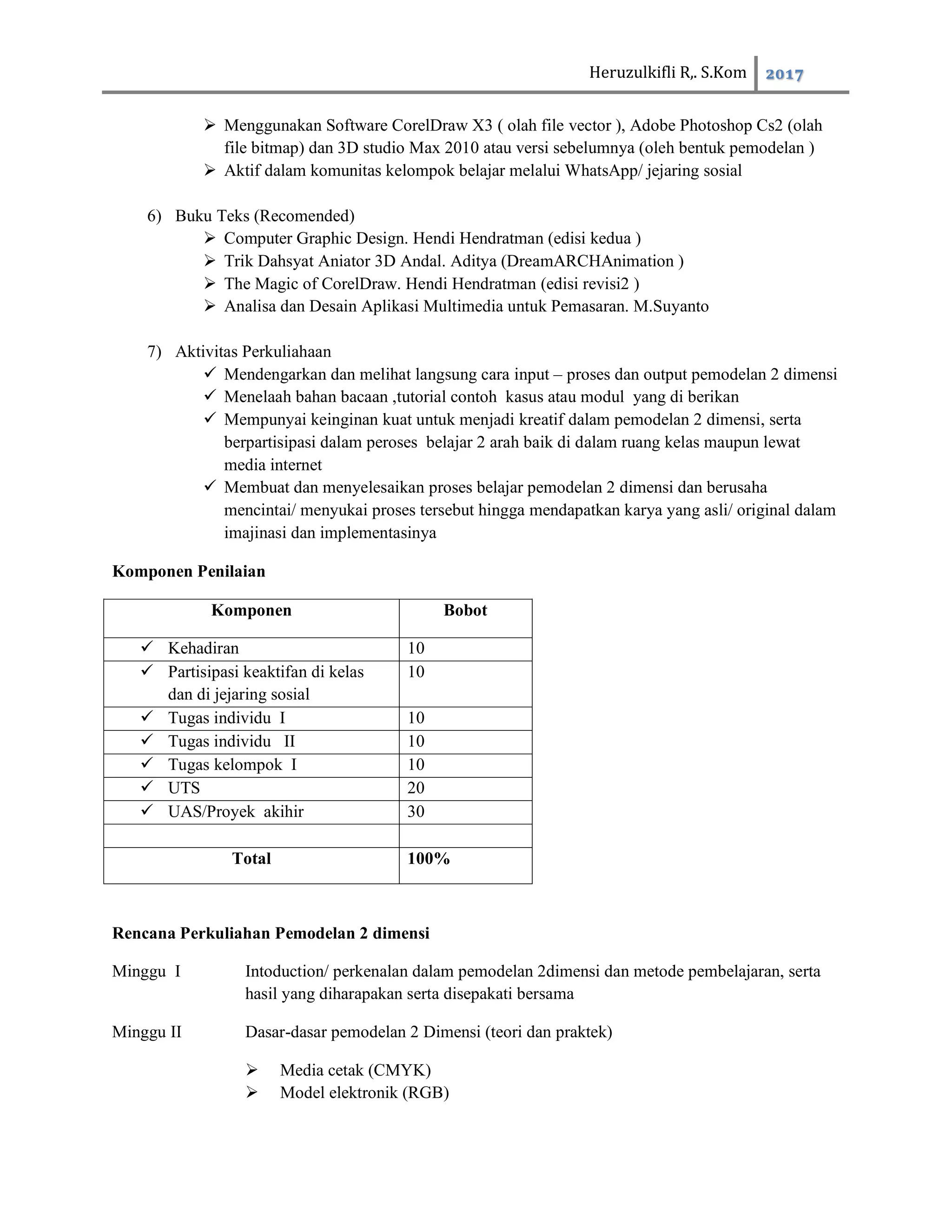 Pemodelan 2 dimensi | PDF