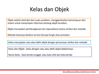 Pemodelan berorientasi objek | PPTX