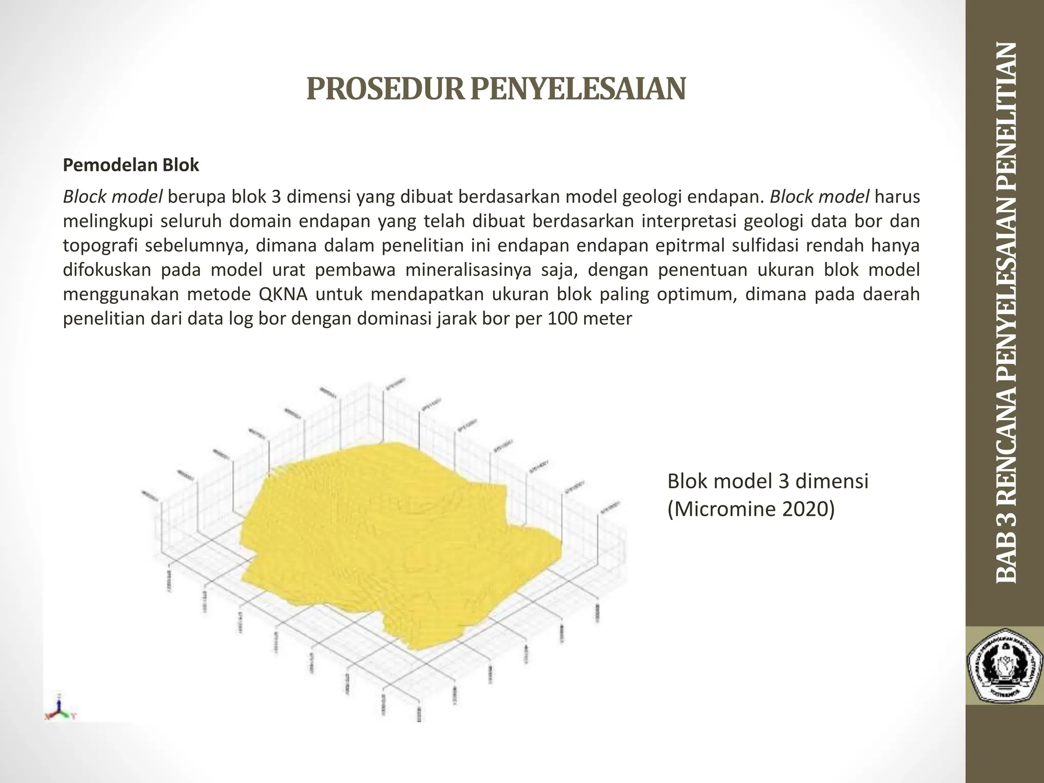 PEMODELAN DAN ESTIMASI SUMBERDAYA PROSPEK EMAS EPITERMAL SULFIDASI ...