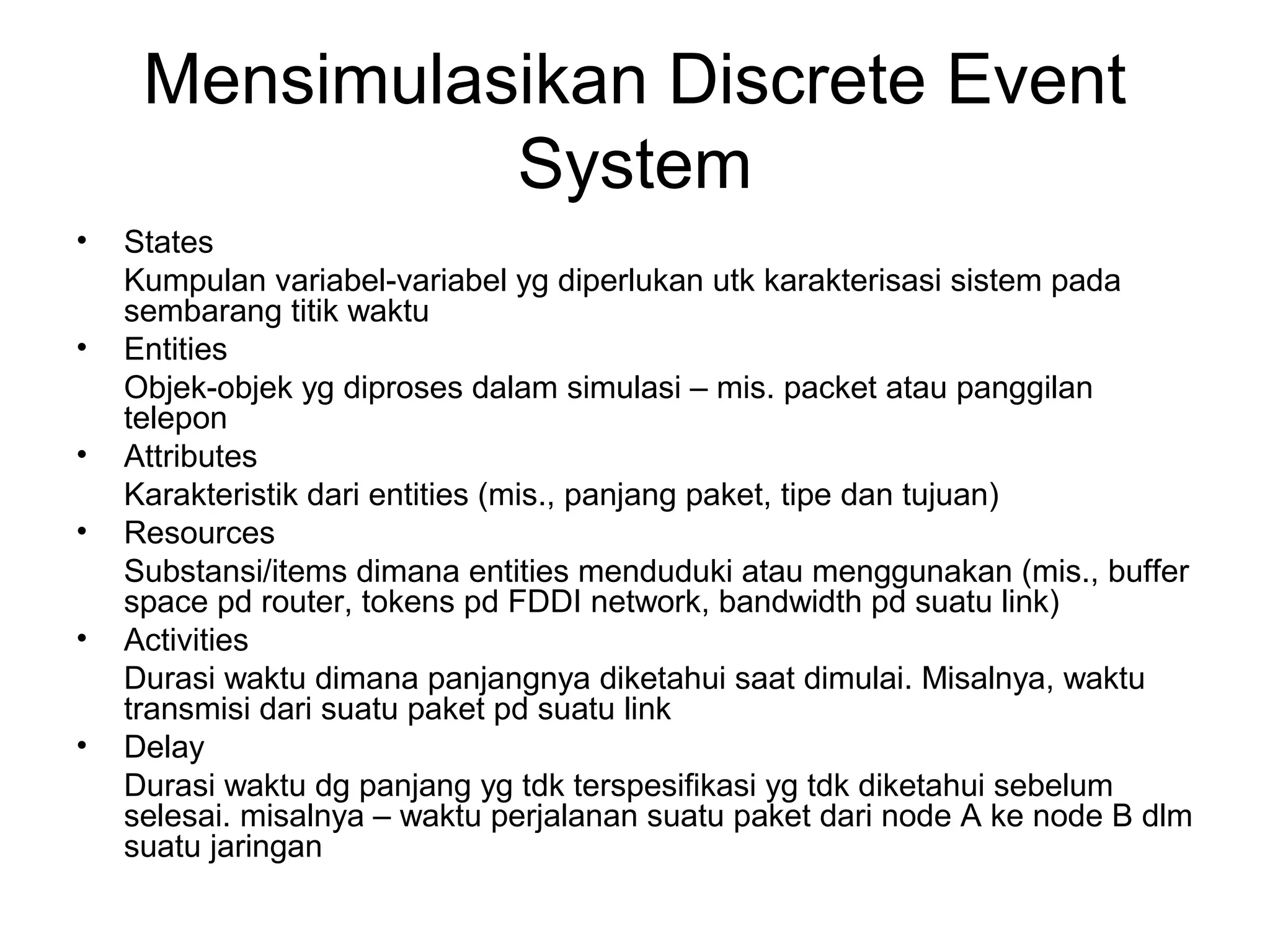 Pemodelandan simulasi | PPT