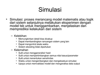 Pemodelandan simulasi | PPT