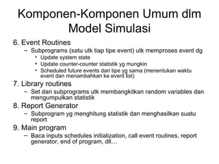 Pemodelandan simulasi | PPT