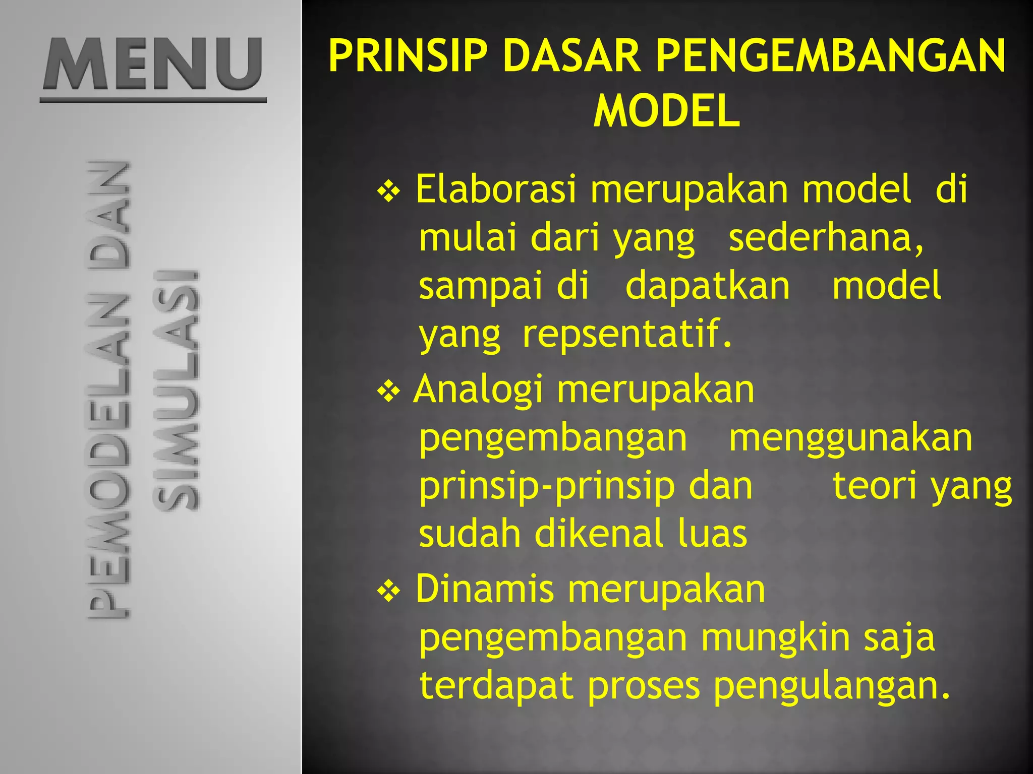 Pemodelan dan simulasi | PPTX