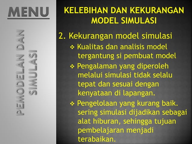 Pemodelan dan simulasi | PPTX