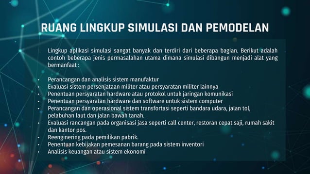 Pemodelan dan Simulasi oleh Bagus Hadi Sutrisno.pptx