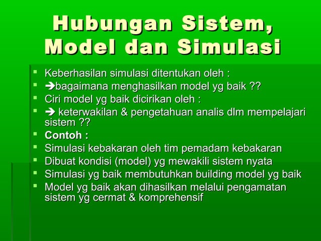 Pemodelan dan simulasi sistem komputer | PPT