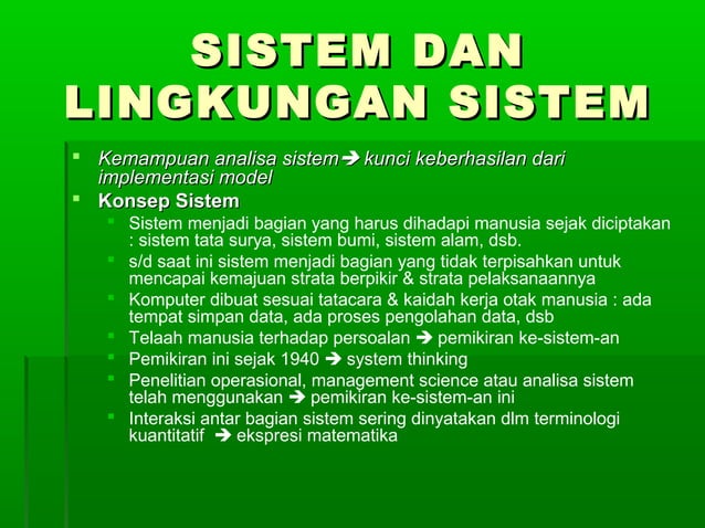 Pemodelan dan simulasi sistem komputer | PPT