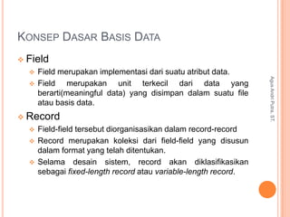 Pemodelan database | PPTX