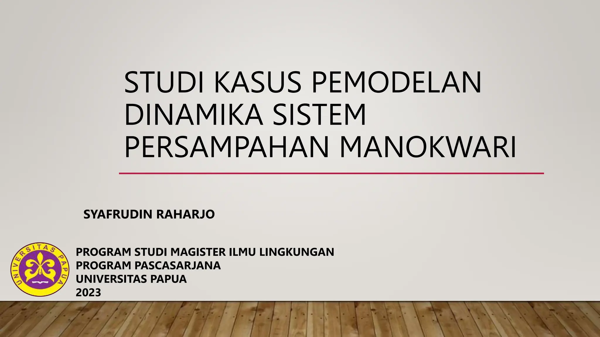 Pemodelan Dinamika Sistem Persampahan Mkw.pptx