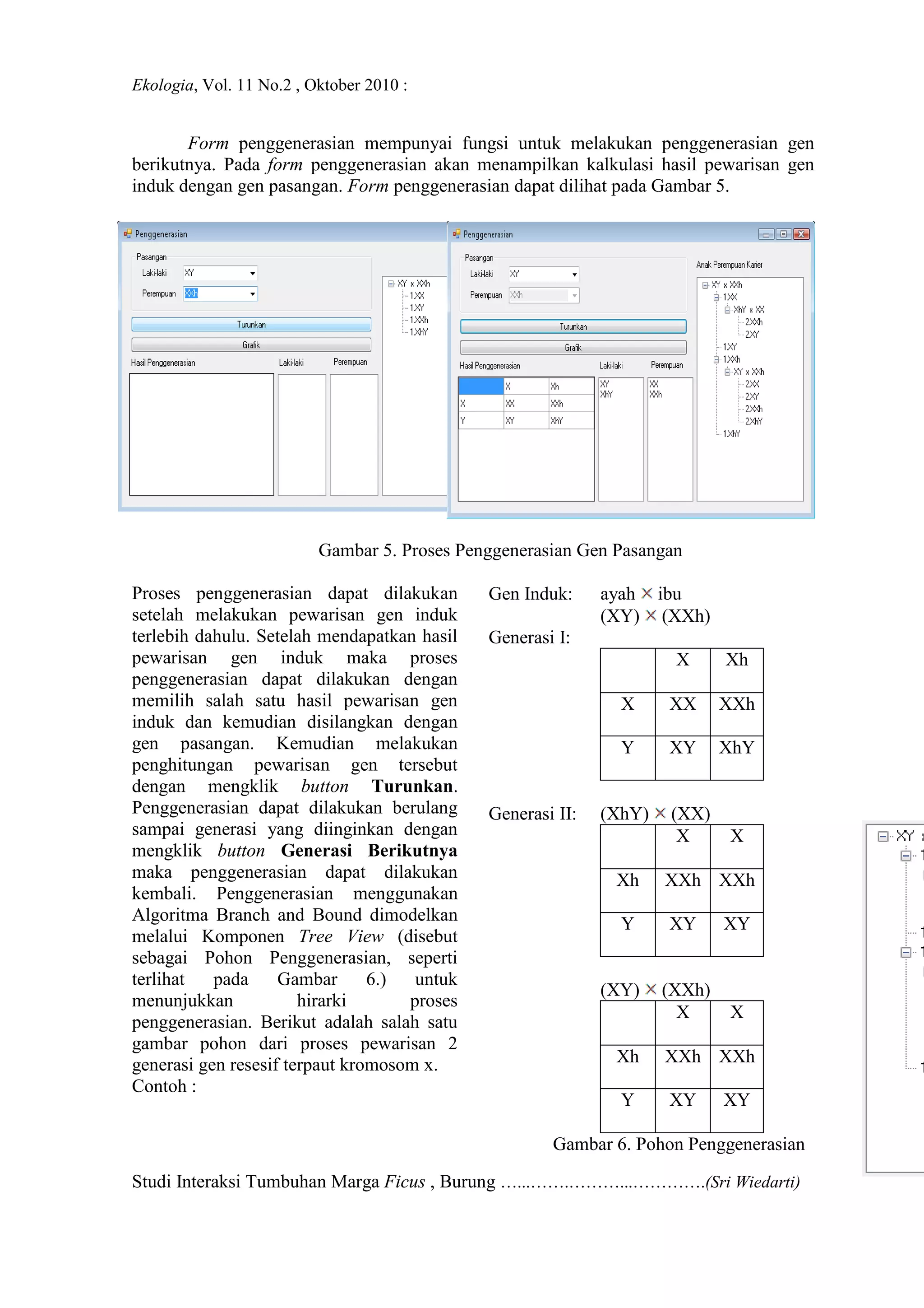 Pemodelan sistem pewarisan gen manusia berdasarkan hukum | PDF