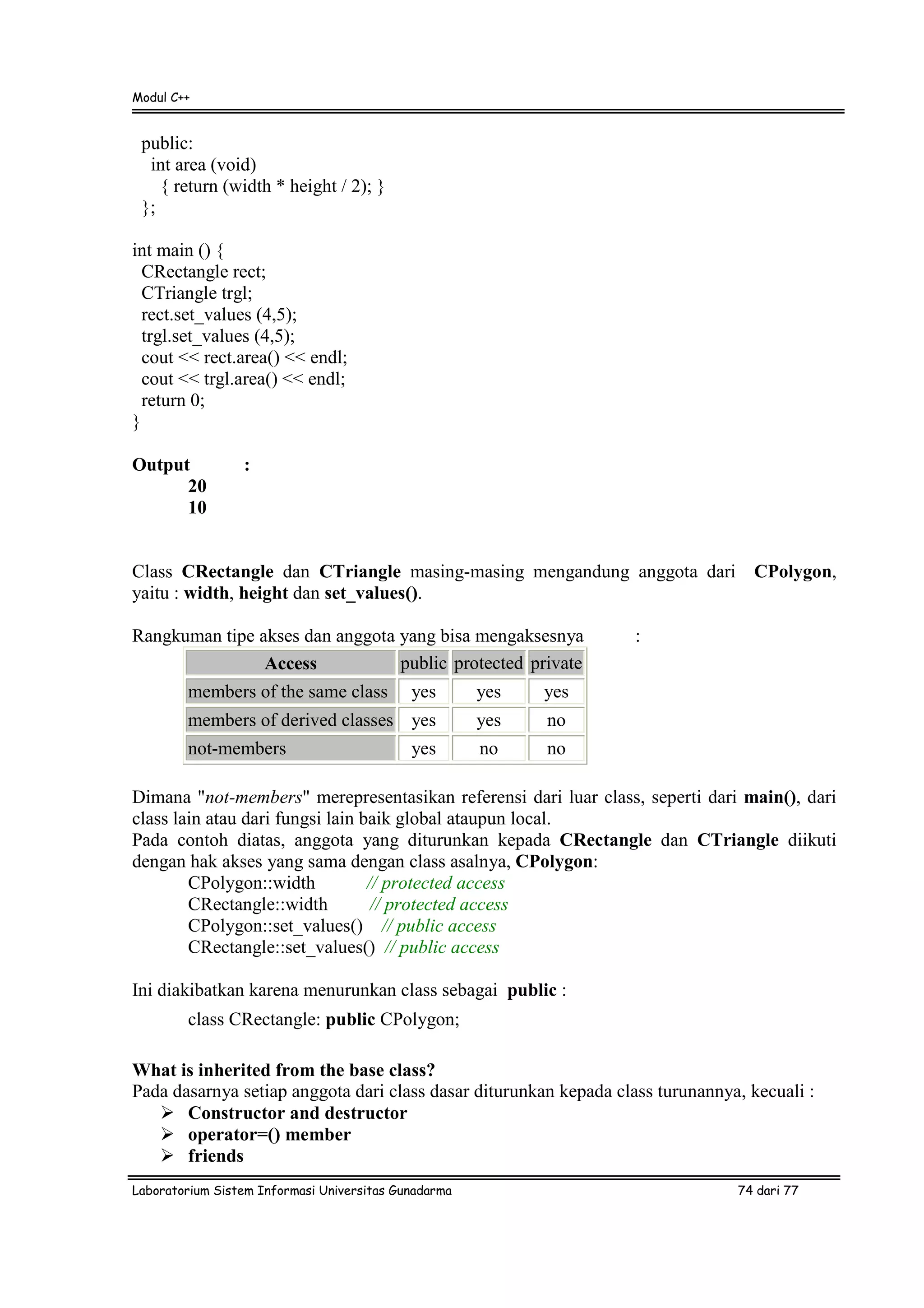 Pemograman berorientasi objek | PDF