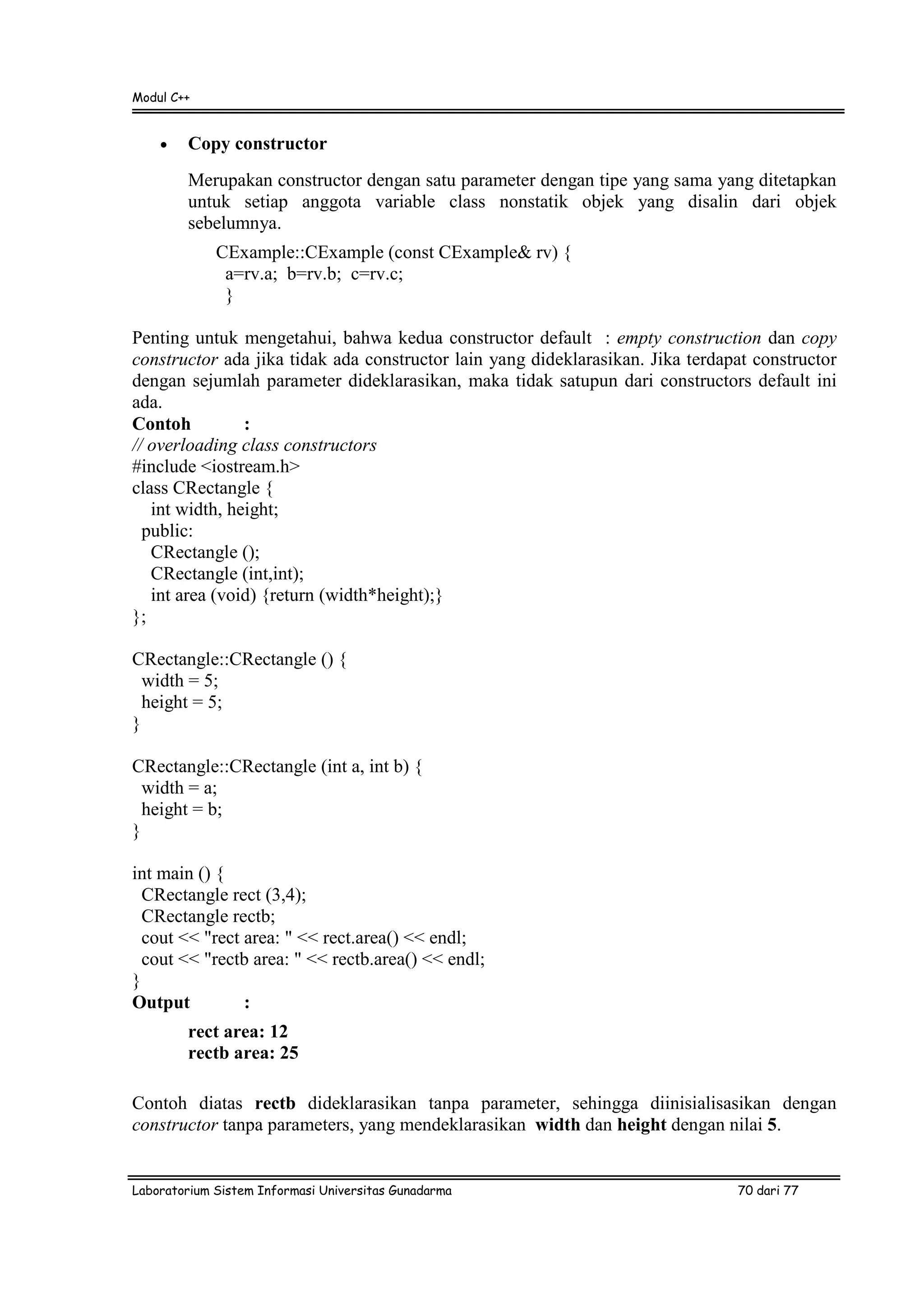 Pemograman berorientasi objek | PDF