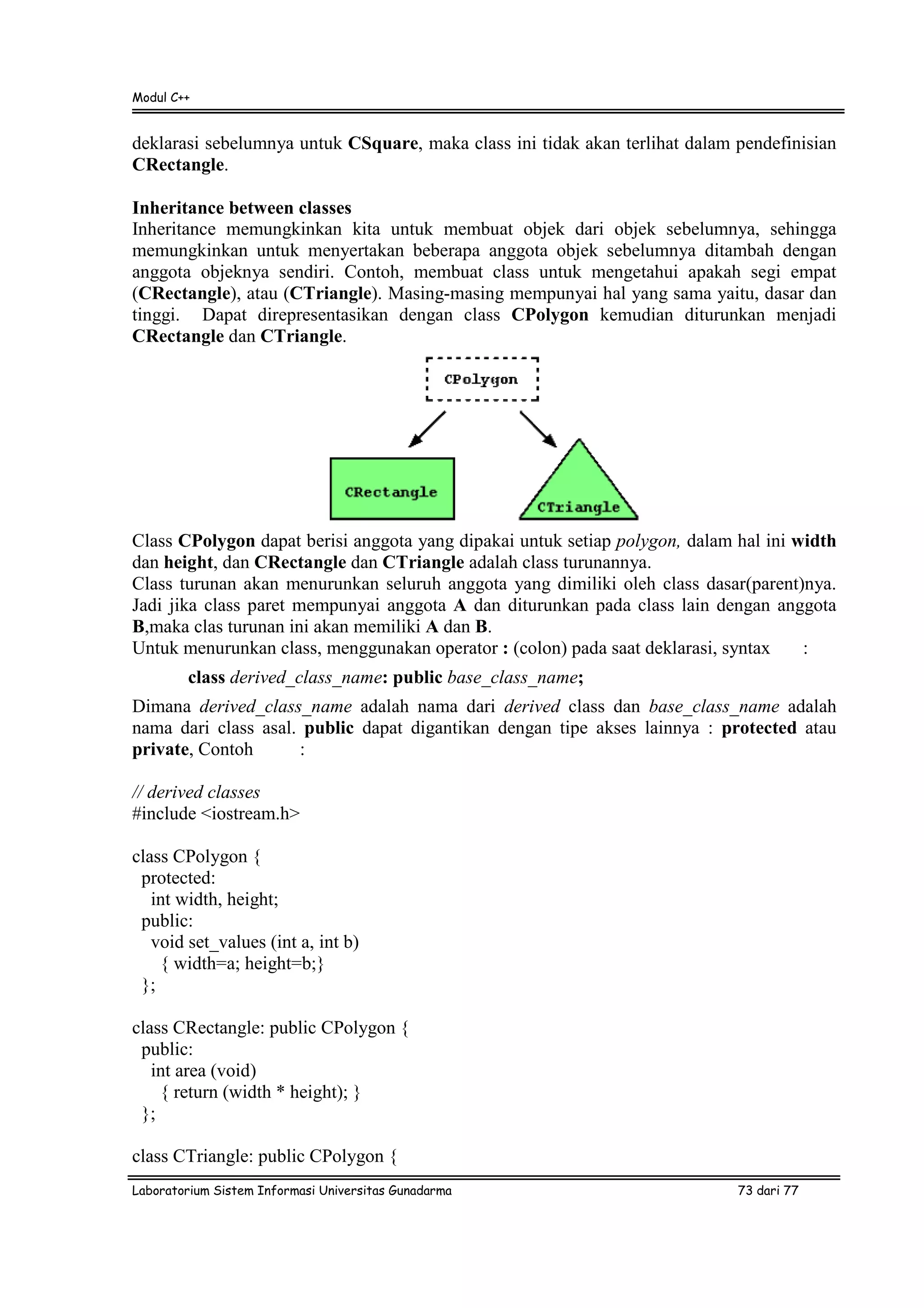 Pemograman berorientasi objek | PDF