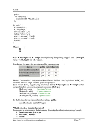 Pemograman berorientasi objek | PDF