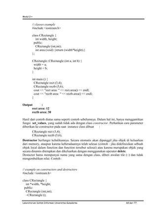 Pemograman berorientasi objek | PDF