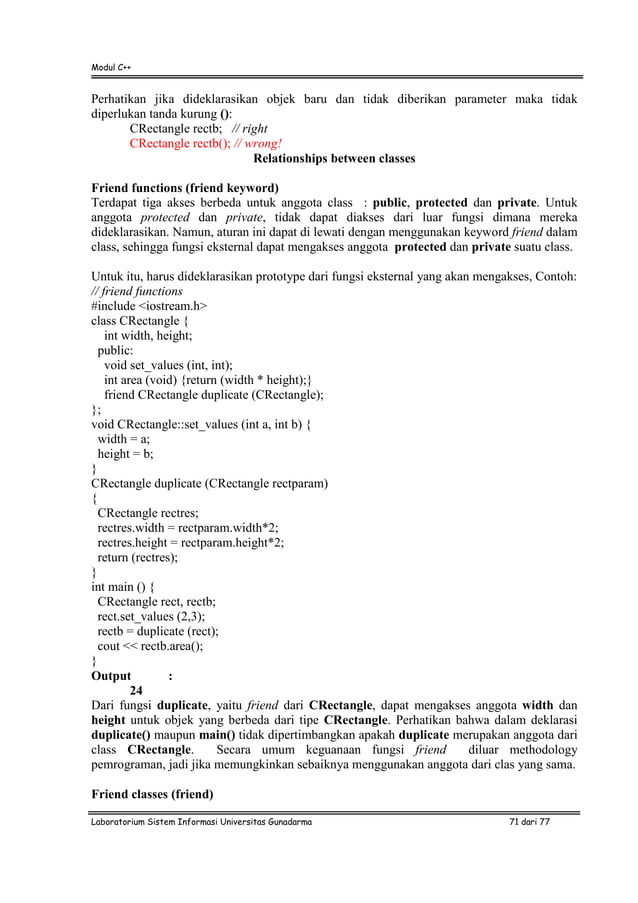 Pemograman berorientasi objek | PDF
