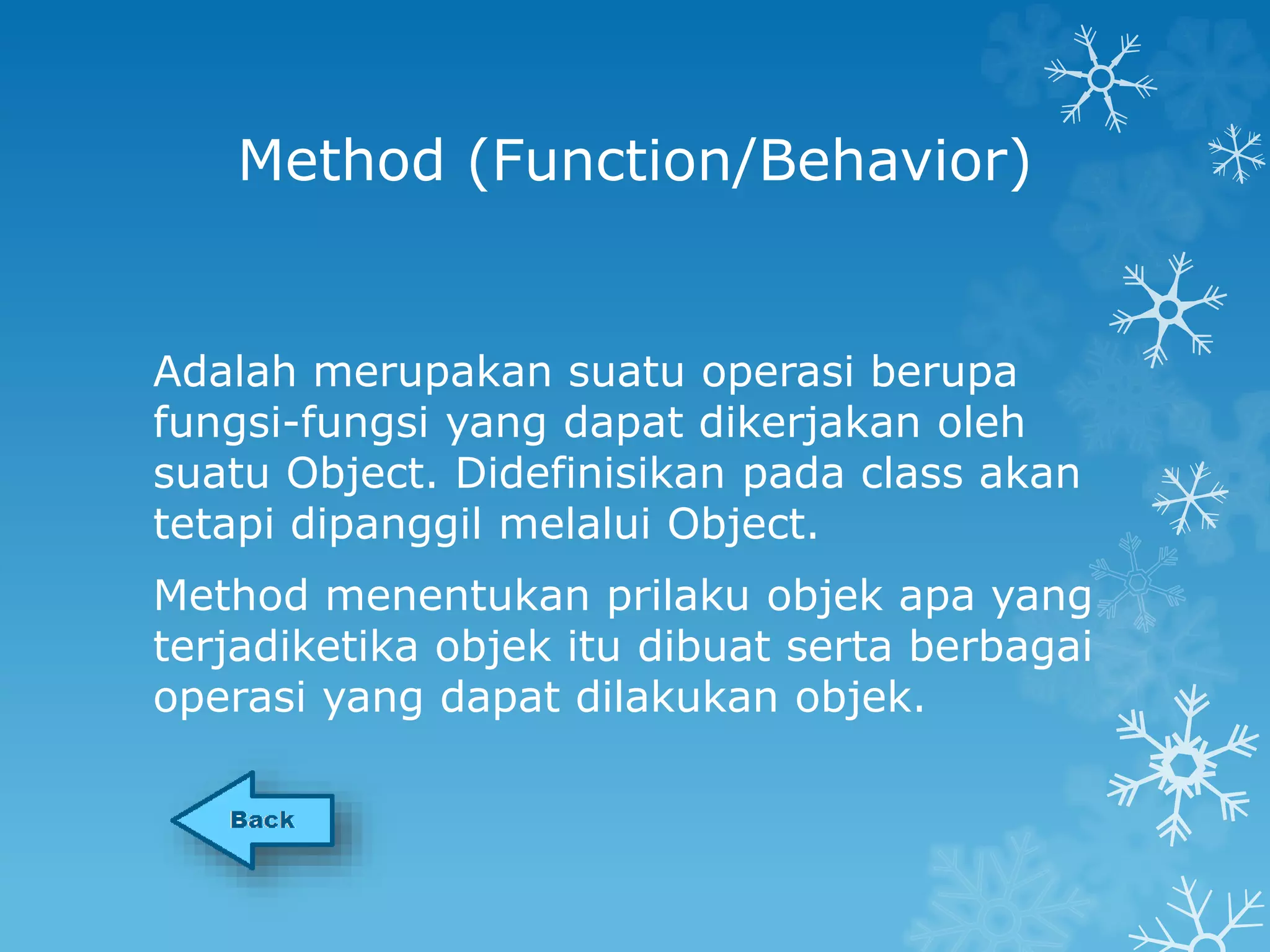 Pemograman berorientasi objek | PPTX