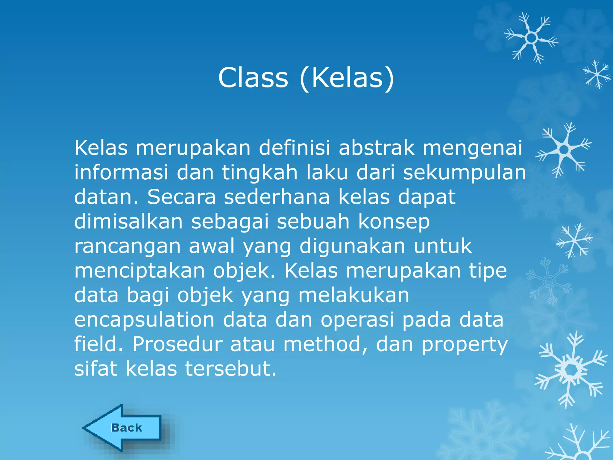 Pemograman berorientasi objek | PPTX